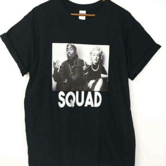 Tops Custom Tupac Marilyn Monroe Squad Tshirt Poshmark
